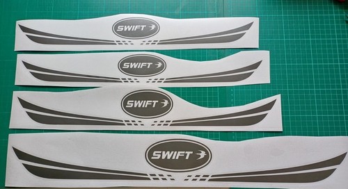 SWIFT CARAVAN Set Sticker Decal x 4. 3 Sizes. Choice of 19 colours ...