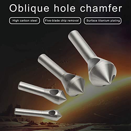 4pcs Countersink Chamfer Tool HSS(4241) Deburring Tool Set Metal Wood ...