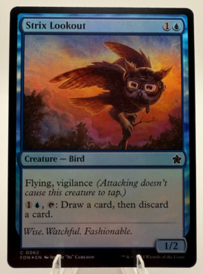 MTG Strix Lookout - Foil - Foundations #52 - Near Mint | eBay