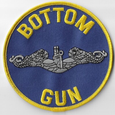 BOTTOM GUN NAVAL MILITARY PATCH 4" | eBay