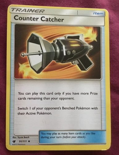 Pokemon Trainer Card Counter Catcher 91/111 Crimson Invasion Uncommon ...