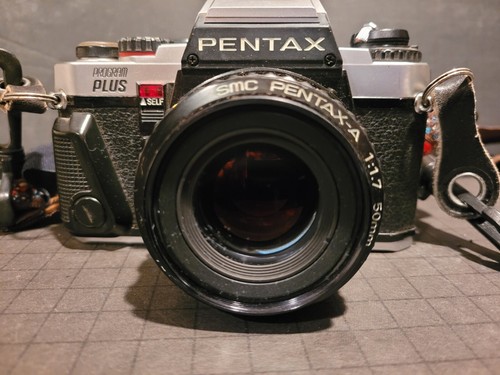 Vintage Pentax Program Plus 35mm Film SLR Camera - Untested | eBay