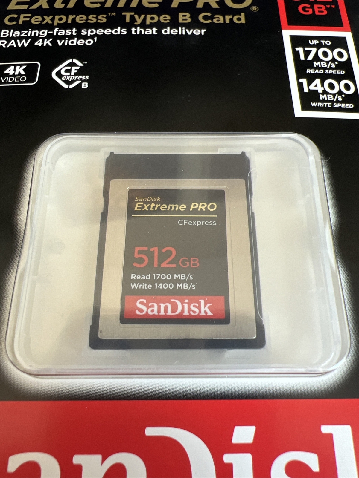 SanDisk Extreme PRO 512 GB XQD Memory Card - SDCFE-512G-ANCNN for sale ...