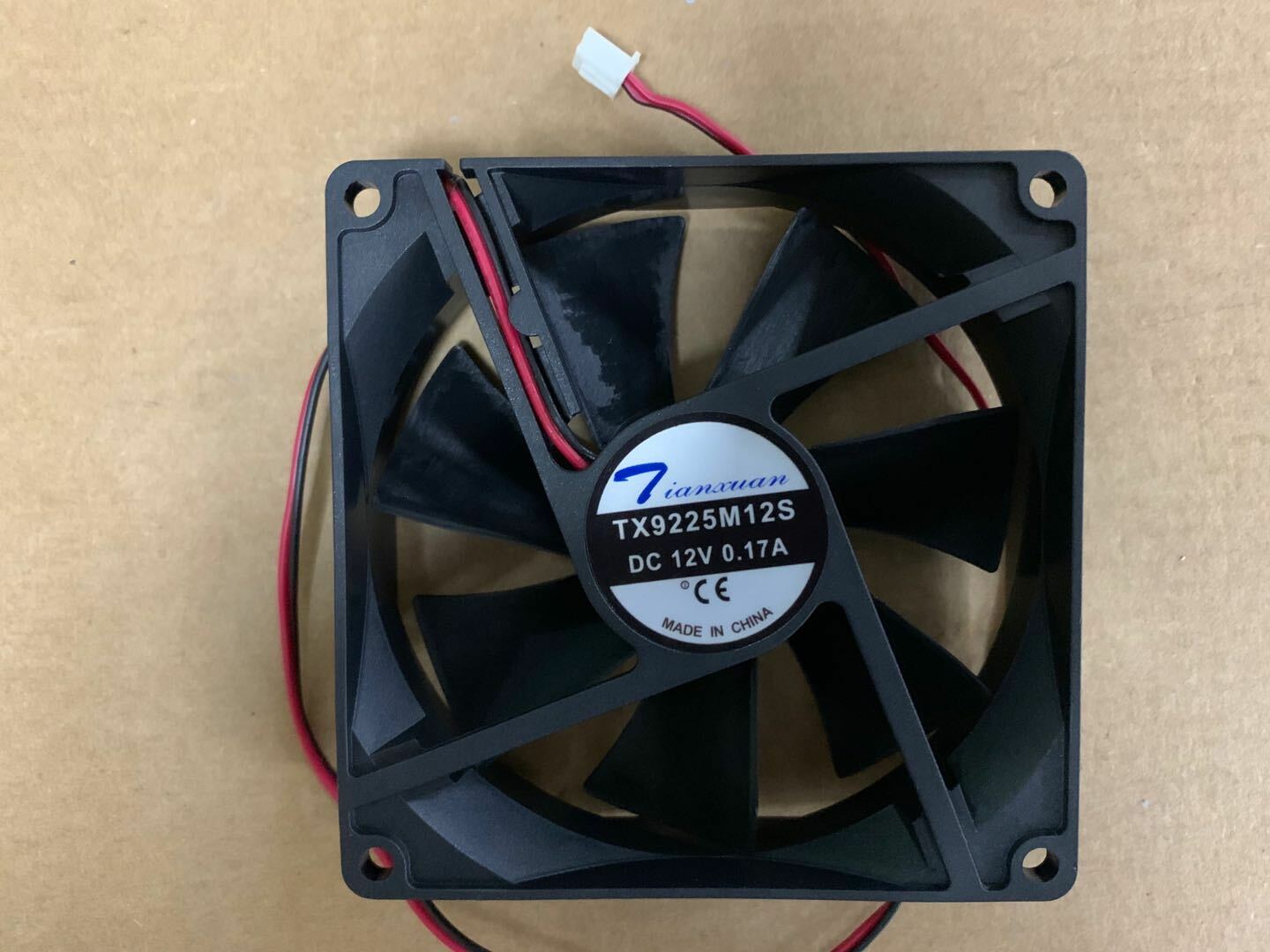 1 PCS For Tianxuan Cooling Fan TX9225M12S DC 12V 0.17A 90*90*25mm 2 Pin ...