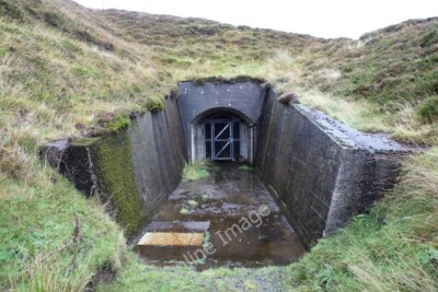Photo 6x4 Entrance to Wee Fea Oil Storage Lyness The entrance gate is ...
