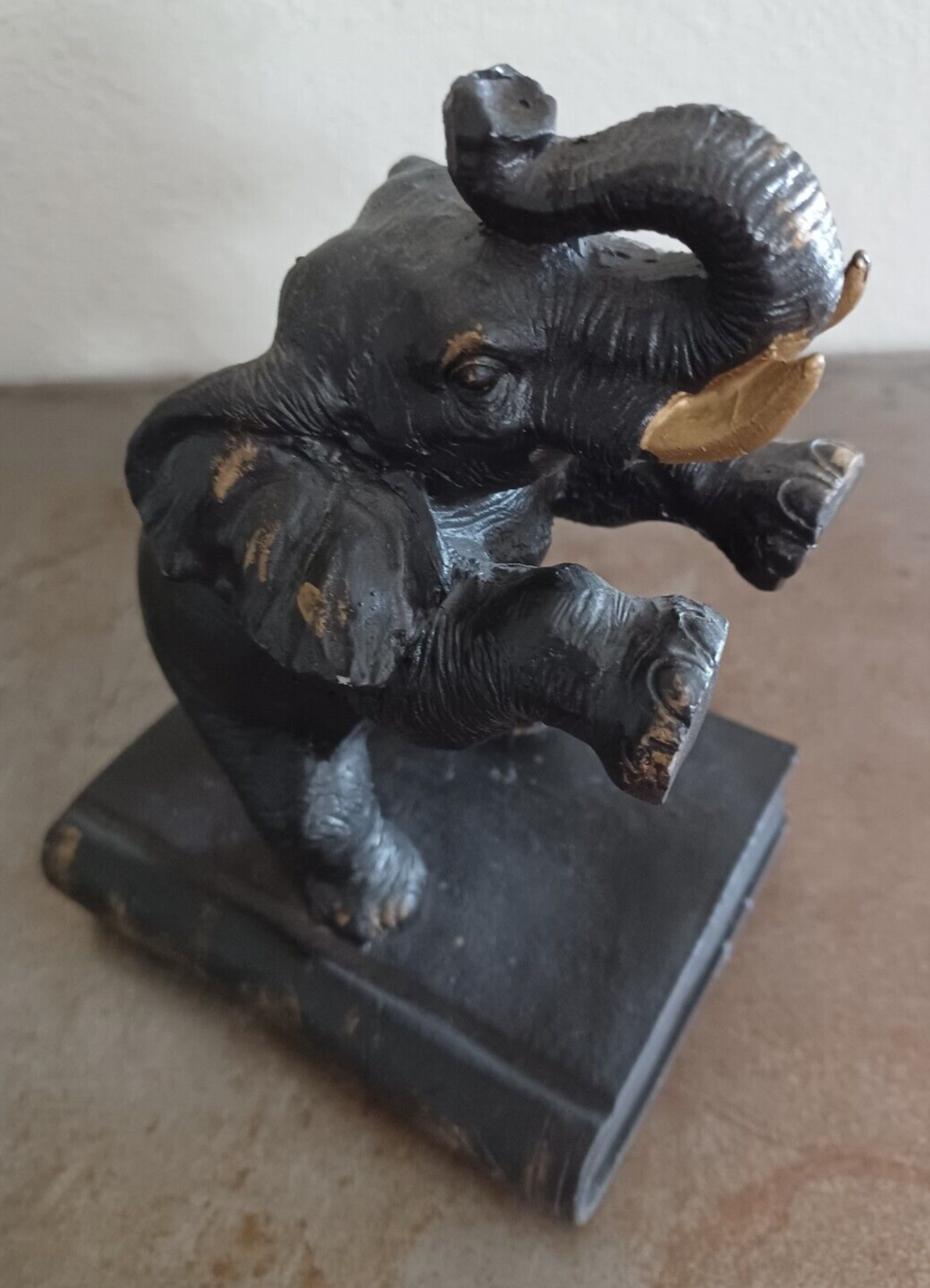 Banash Boston Elephant Bookends 7.2" Tall Vintage | eBay