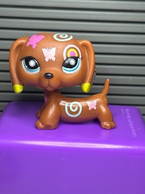 Authentic LPS #1010 Postcard Dachshund Dog Flower Eyes With Tattoos. | eBay