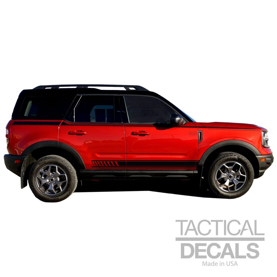 Side rocker panel graphics kit decal for 2021-2025 Ford Bronco Sport FB5-RPK1 | eBay