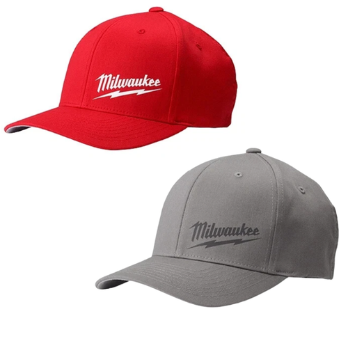 Milwaukee Tool Fitted Hat (504) w/ Milwaukee Logo, Various Colors ...