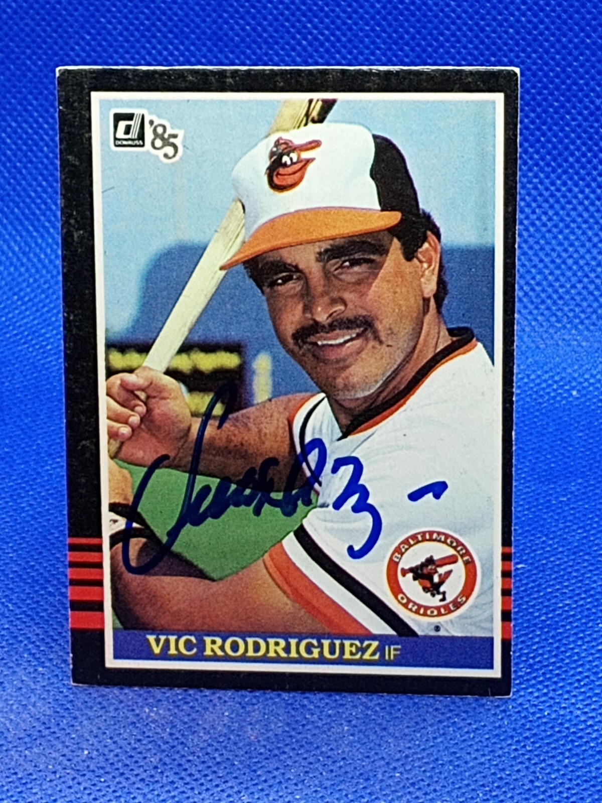 AUTOGRAPH AUTO Vic Rodriguez 1985 Donruss #535 | eBay