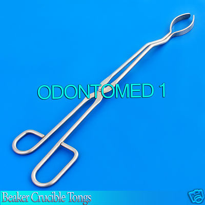 3 BEAKER CRUCIBLE TONGS 18" LAB SURGICAL INSTRUMENT | eBay