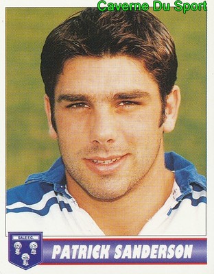 206 PATRICK SANDERSON ENGLAND SALE FC STICKER PREMIER DIVISION RUGBY 1998 PANINI | eBay