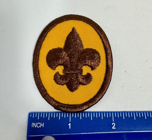 BSA Fleur de Lis Patch Boy Scouts Of America Yellow Patch | eBay