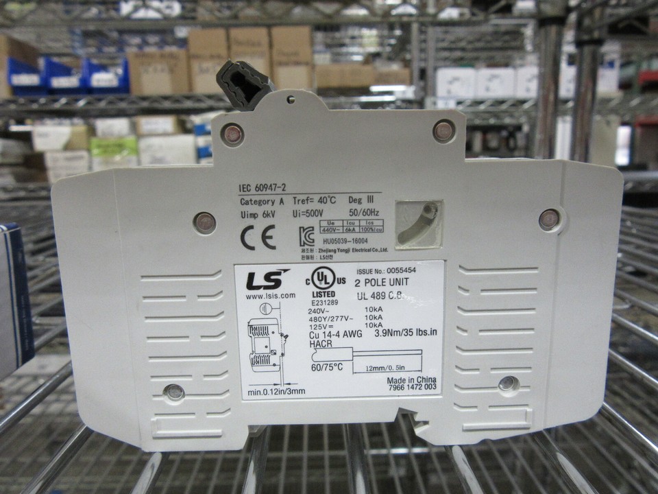 Lsis BK63HU Circuit Breaker 2P 10A 480Y/277V NEW!!! in Factory Box Free ...