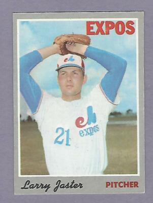 1970 Topps - #124 Larry Jaster - Montreal Expos - ExMt+ | eBay