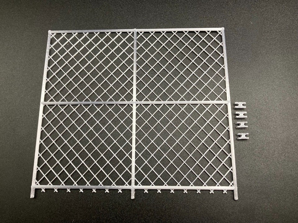 CUSTOM MODULAR FENCE for 3.75 1:18 scale FIGURE STAR WARS GI JOE ...