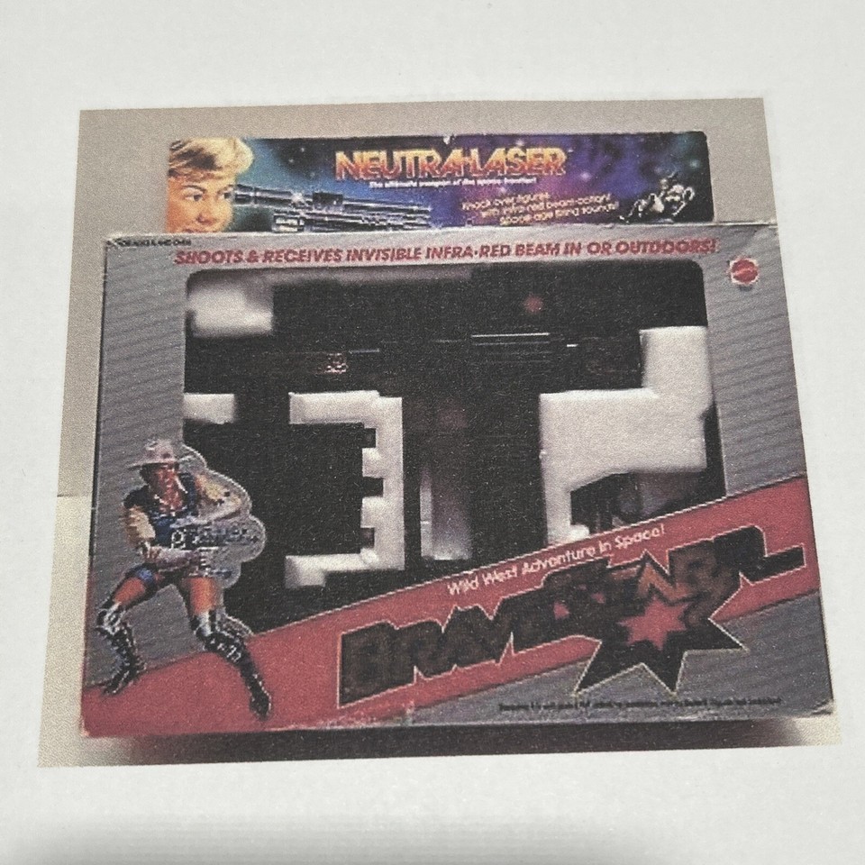 2 Mattel 1986 BraveStarr Neutra-Laser Electronic Space Gun Pistols For ...