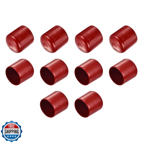 uxcell 10pcs Rubber End Caps 32mm ID Vinyl Round Tube Bolt Cap Cover ...