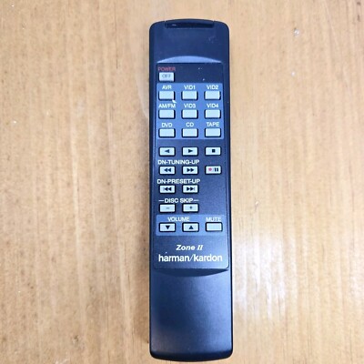 OEM Harman / Kardon Zone II Remote Control for Stereo Receiver Cleaned ...