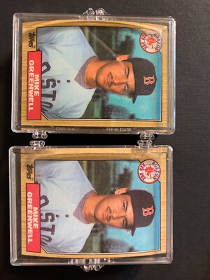 1987 Topps Mike Greenwell Rookie Baseball Card #259 Mint FREE SHIPPING ...