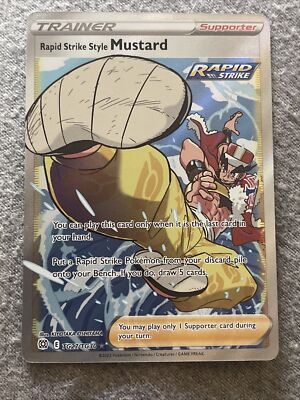 Pokémon TCG Rapid Strike Style Mustard Sword & Shield: Brilliant Stars ...