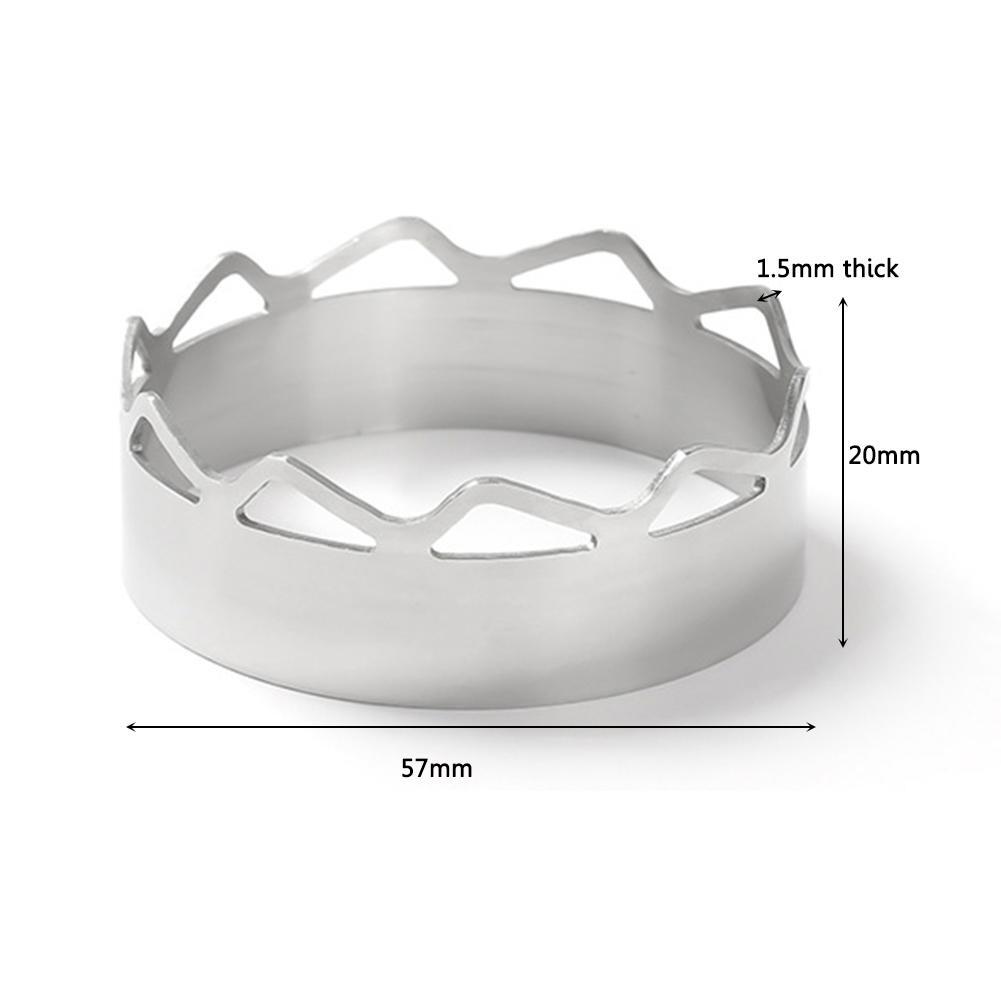 Camping Gas Stove Windscreen Stand Ring Energy Saving Heat Resistant ...