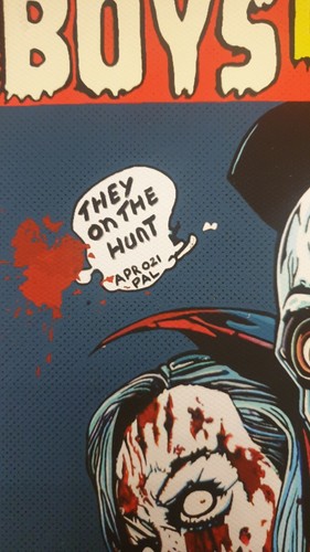 Zombie Bros original Artwork comic book canvas A4 cover print | eBay