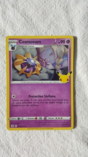😀😀😀 Carte Pokemon COSMOVUM 014/025 Holo Célébrations 25ans FR | eBay