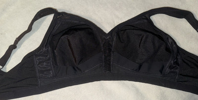Black Unbranded Wire Free Bra Size 40DDD 40F | eBay