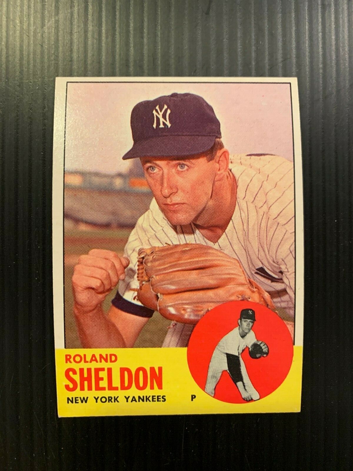 1963 TOPPS #507 HIGH # ROLAND SHELDON NEW YORK YANKEES BASEBALL CARD NM ...