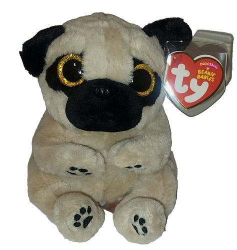 Ty Beanie Baby Bellies IZZY the Pug Dog 6" NEW MWMTs Plush Stuffed ...