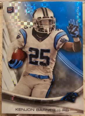 2013 Topps Platinum X-fractor Kenjon Barner RC #148 Carolina Panthers ...