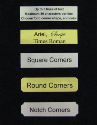 3/4x3 Custom Sublimation Plate Name Tag Trophy Fantasy FB Taxidermy ...