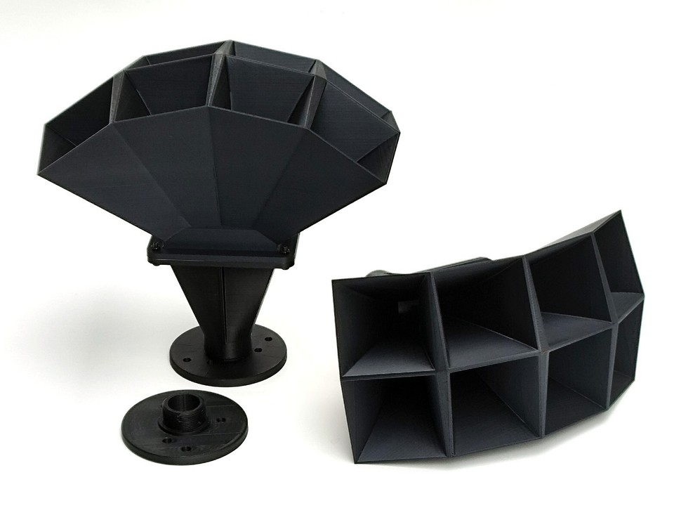 M811 Multicell Horn-11"/8 cells, PAIR-550Hz/10db- 1", 1:3/8, Altec/JBL ...