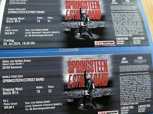 bruce springsteen hannover tickets 2024 | eBay.de
