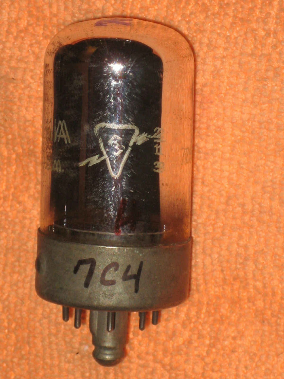 Vintage Radio Vacuum Tube (one): 7C4 - Tested Good | eBay