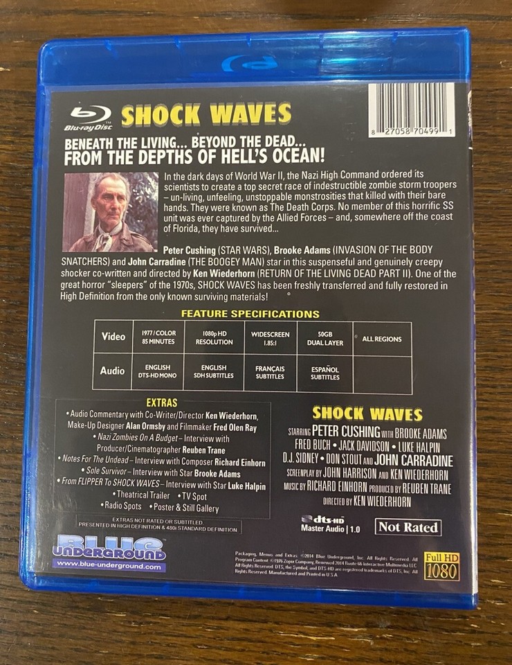 Shock Waves (Blu-ray, 1977) 827058704991 | eBay