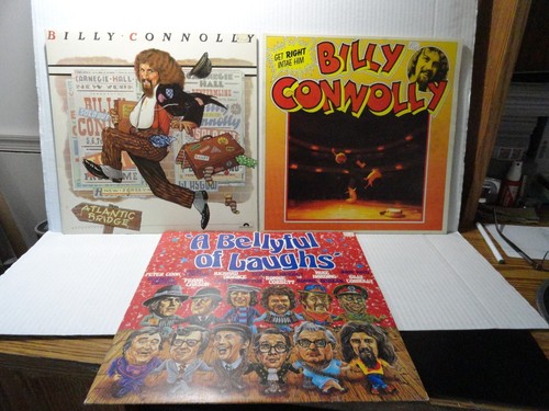 3 COMEDY LP ALBUMS - BILLY CONNOLLY GET RIGHT ATLANTIC BRIDGE ...