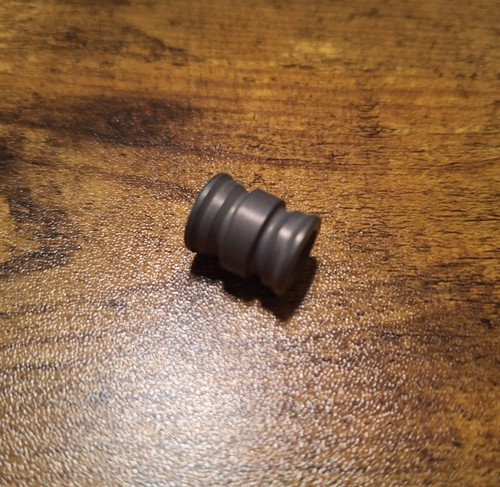 Solid Titanium EDC Grey Tube Bead for Knife Lanyard Keychain Necklace ...