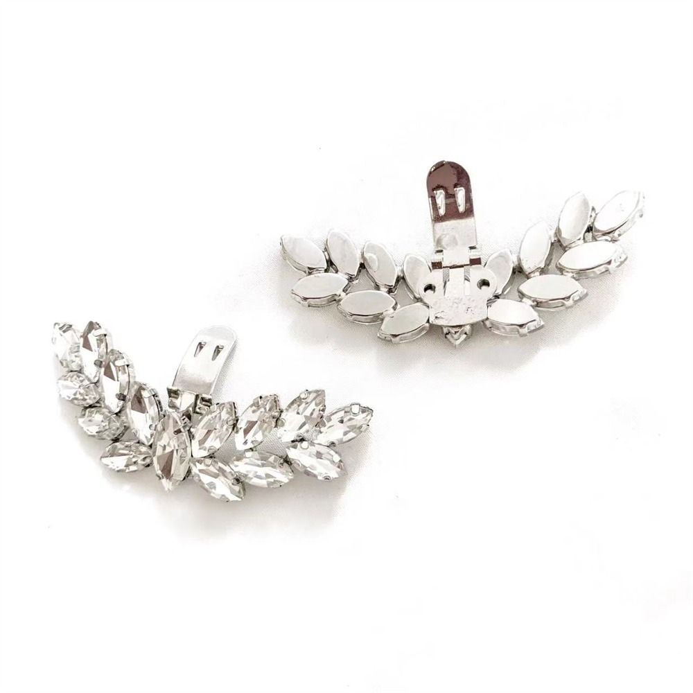 1PC Removable Shoe Clips Rhinestones Shoes Decorations Women | eBay