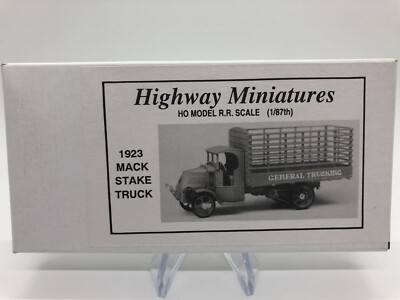 Jordan Highway Miniatures Mack Stake Truck HO Scale Kit -209 | eBay