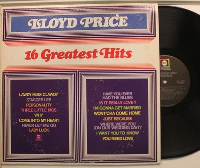Lloyd Price Lp 16 Greatest Hits On Abc - Vg++/ Vg++ | eBay UK