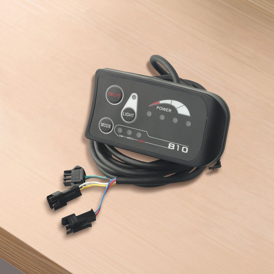 Electric Bicycle E-Bike 24V/36V/48V 810 LED Display Controller Plastic ...