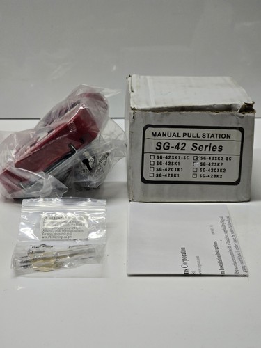 Sigcom SG-42SK2-SC Single Action Manual EMERGENCY Pull Station | eBay