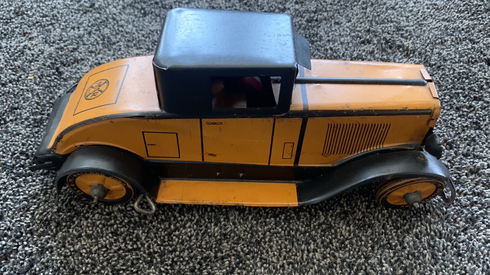 Marx Wind Up Vintage Tin Old Time Car -- 1930's Coupe with Driver | eBay