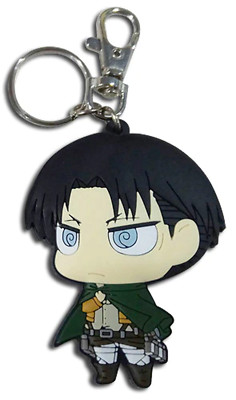 ATTACK ON TITAN - SD LEVI DEDICATE STANCE PVC KEYCHAIN | eBay