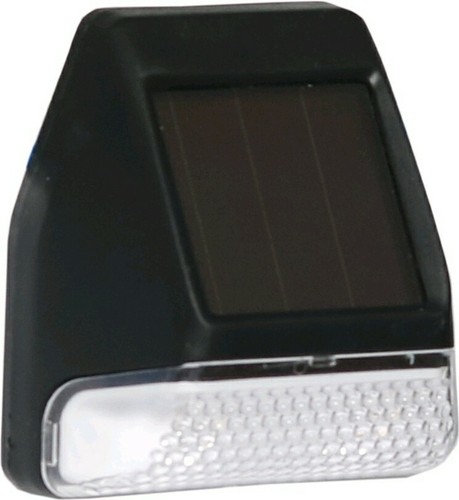 2 Pack - Mainstays Solar Powered LED Deck Fence Light 3 Lumen Step ...