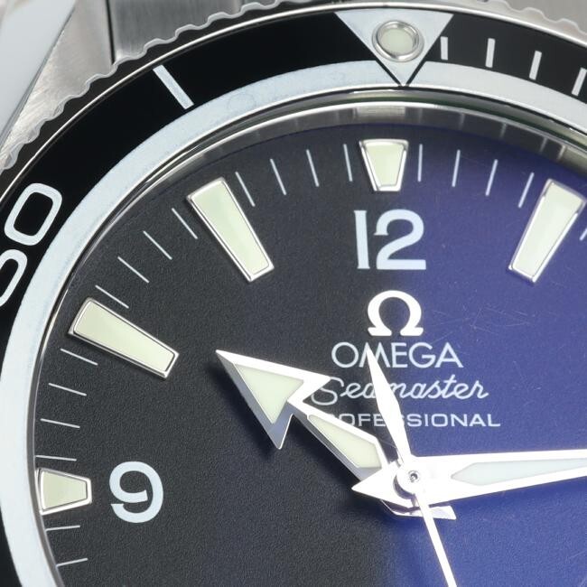 OMEGA 2201.50 SEAMASTER 600 PLANET OCEAN DATE AUTOMATIC BLACK DIAL MEN ...