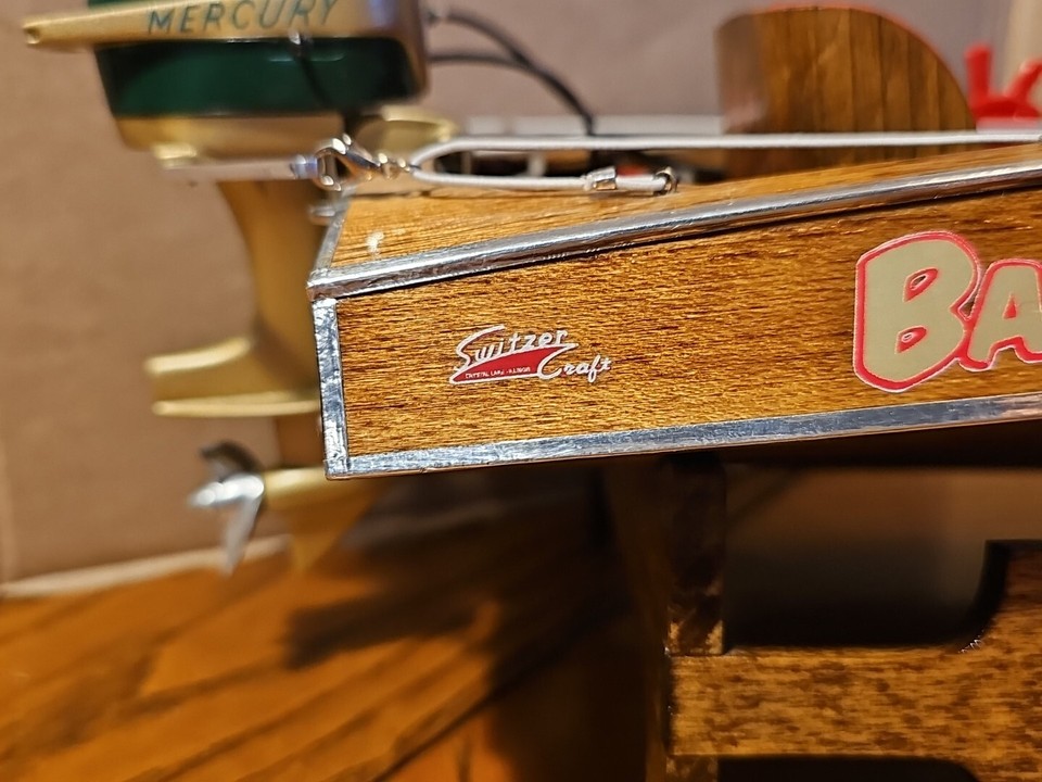 1954 Switzer Craft Baby Bullet & Mercury 20H Scratch Built Model Boat K ...