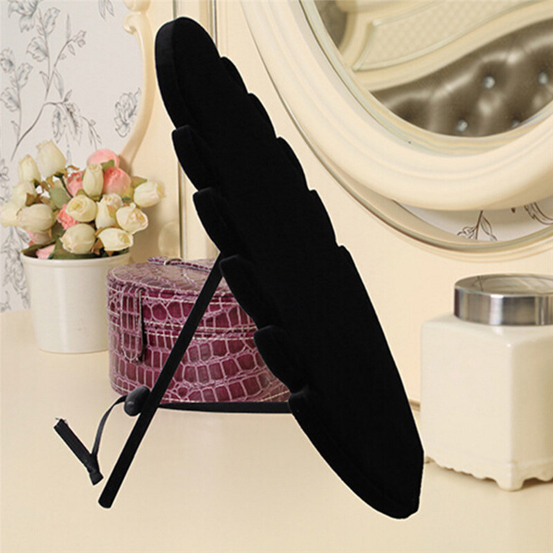 Flame Shape Necklace Jewelry Velvet Rack Pendant Chain Display Holder ...